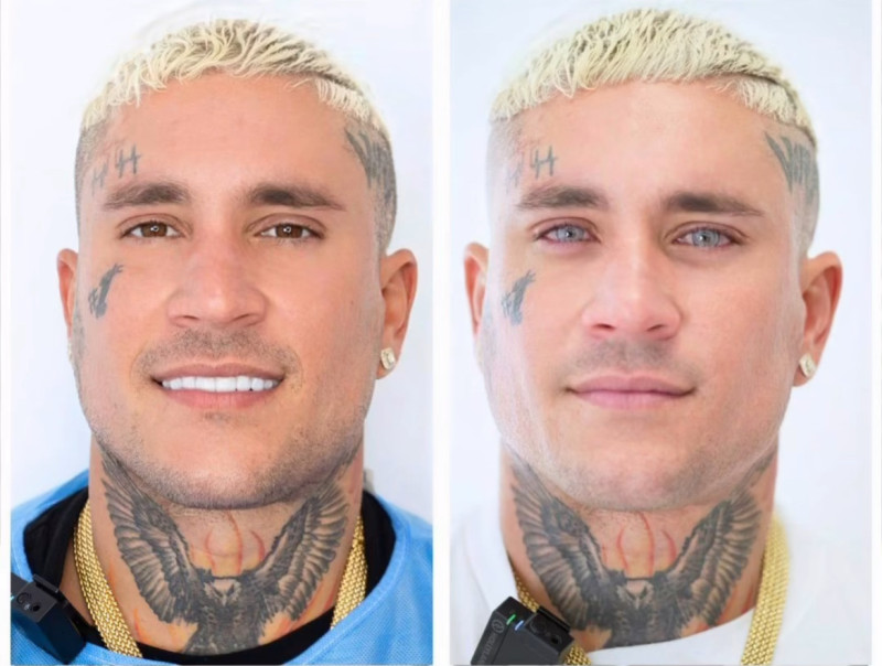 Rapero cubano Osmani García cambia el color de sus ojos ...